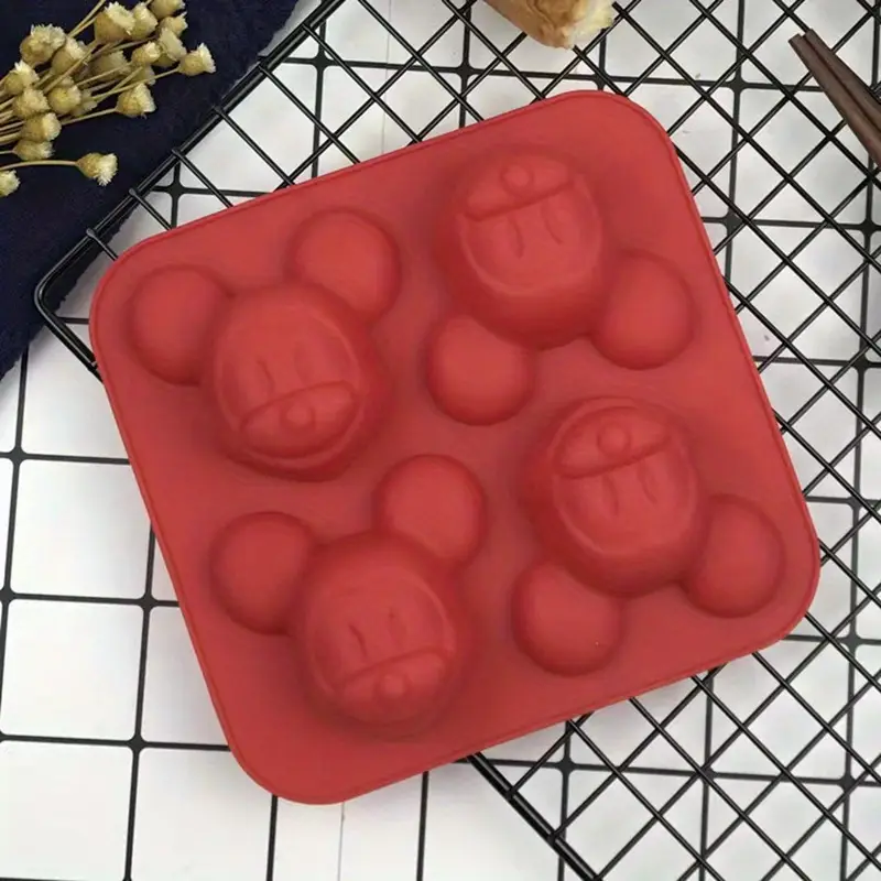 1個 漫画マウスケーキ型 3dシリコン型 プリン型 型 Diyケーキ ツール ベーキングツール Temu Japan