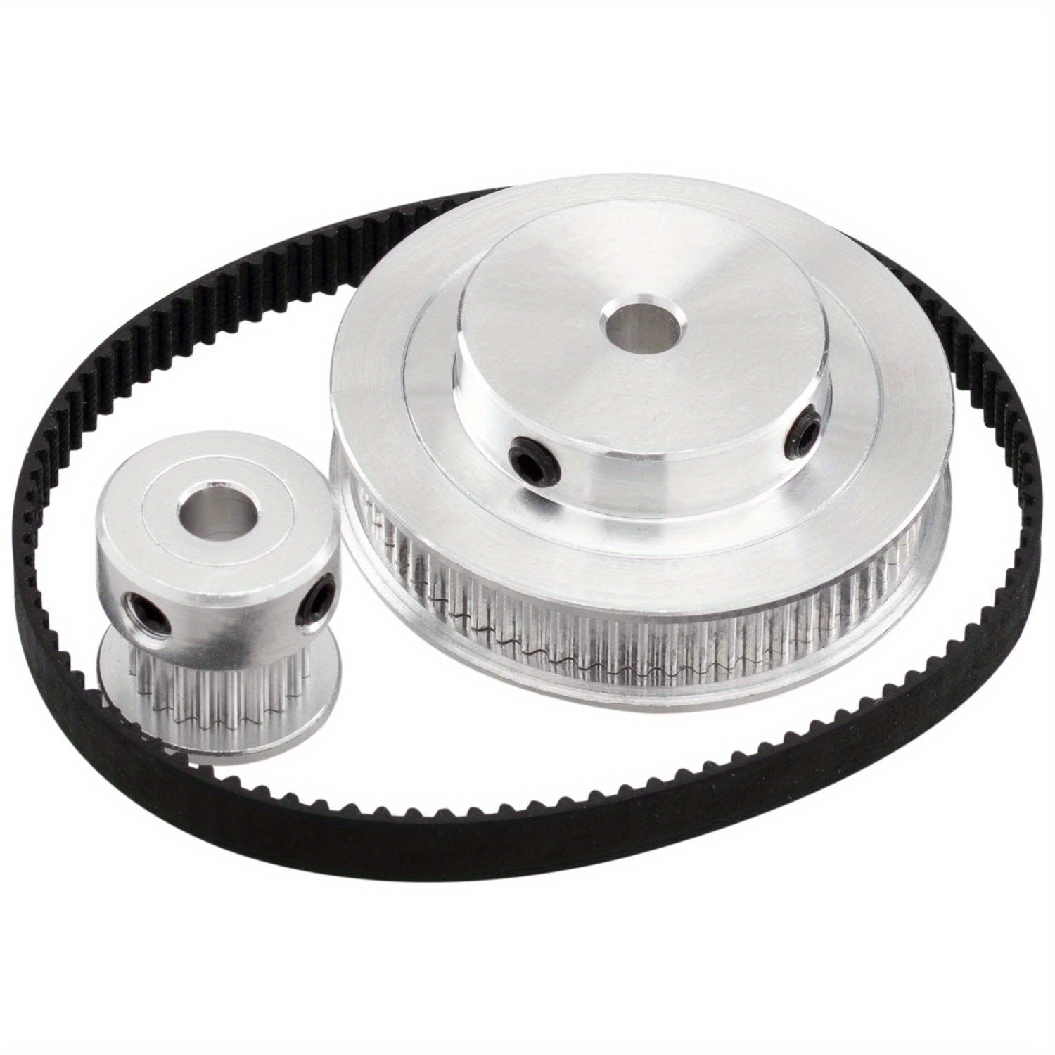 2 sets gt2 wheels 20 and 60 teeth 5mm diameter aluminum timing belt ...