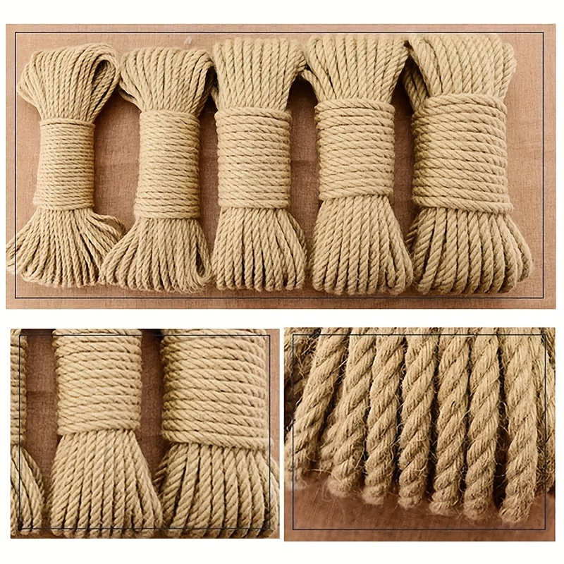 4mm/6mm/8mm 猫ス ロープ 屋内猫子猫用 10m ジュートロープ 猫ス コラム交換用麻ロープ DI - Temu Japan
