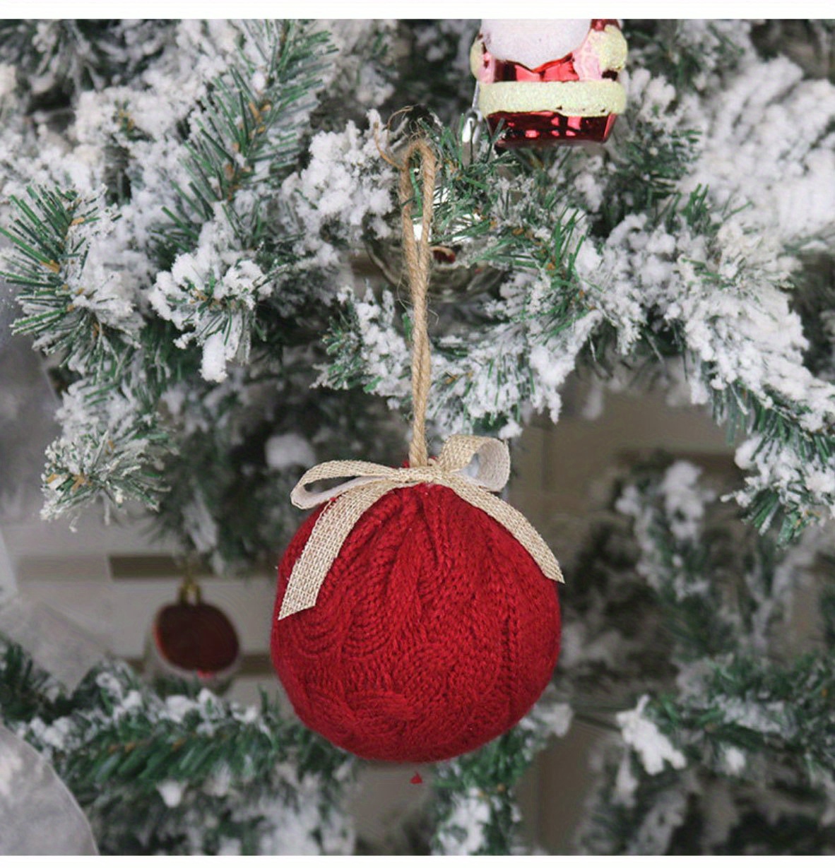 Christmas Knitted Christmas Tree Pendant - Temu New Zealand