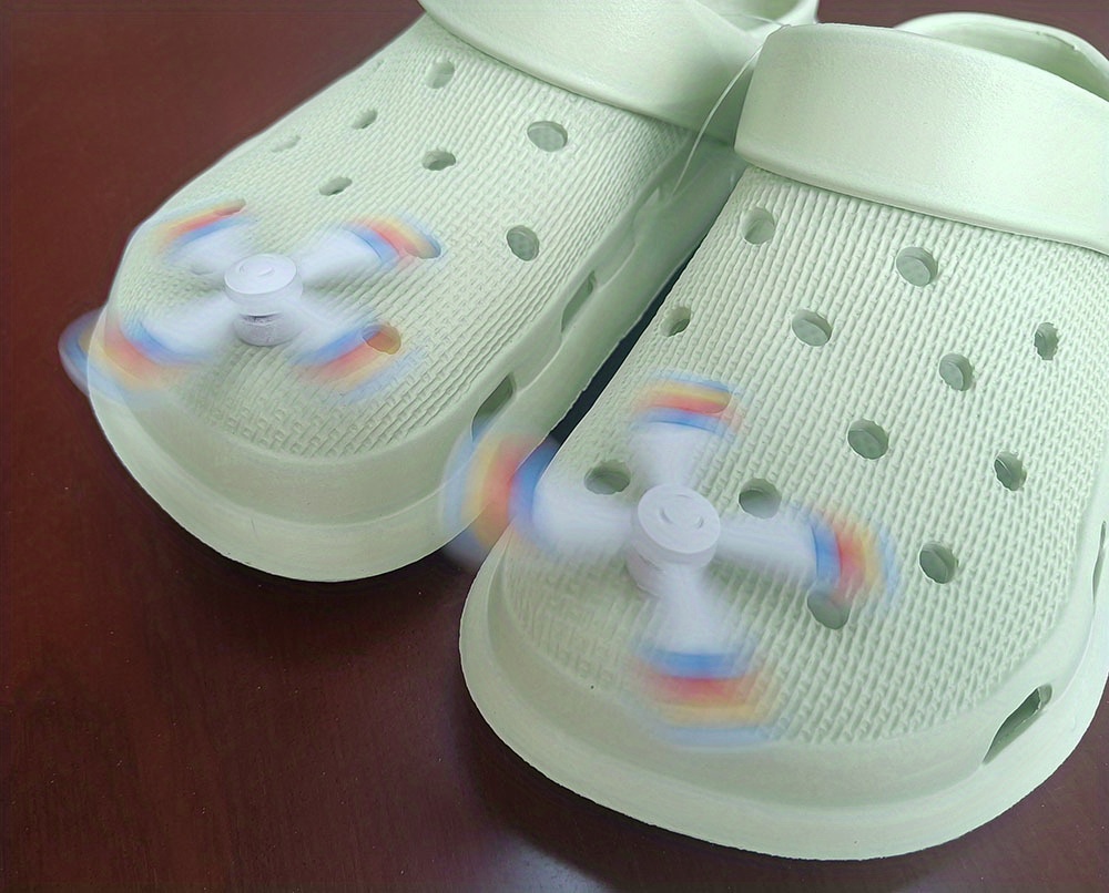 Spinning Windmills Series Shoe Charm For Decoration, Diy Shoes Beach ...