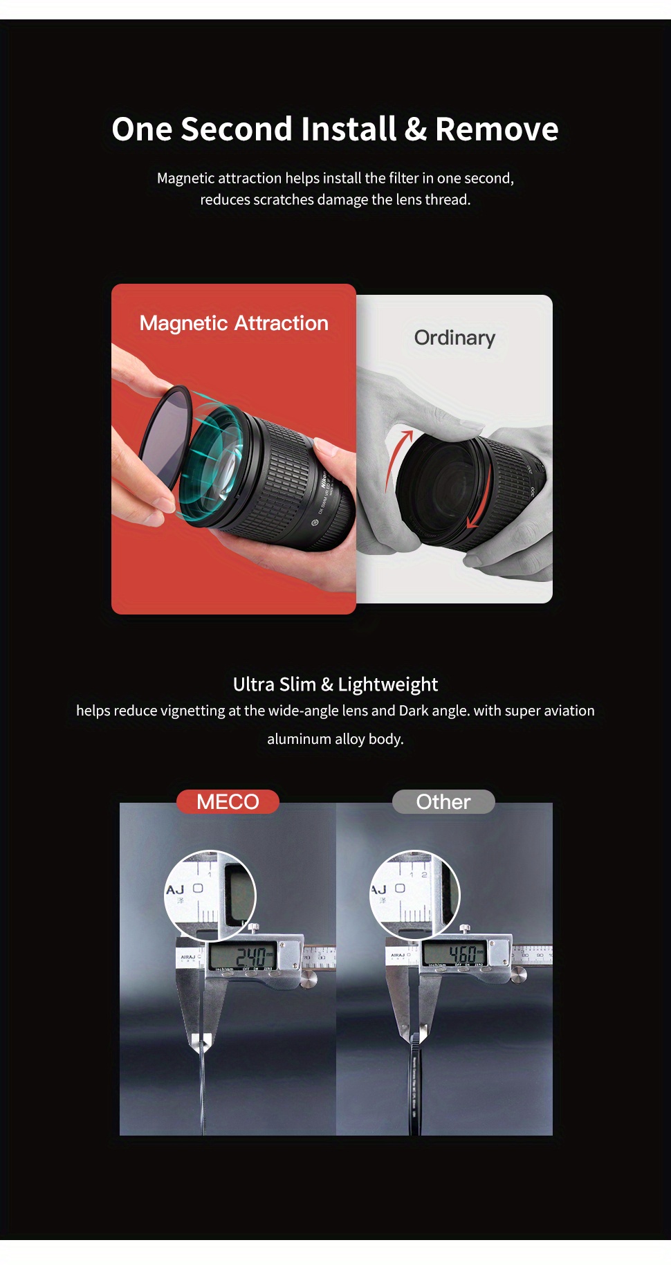 Mecoright Magnetic Mrc Nd Filter Dim - Temu United Kingdom