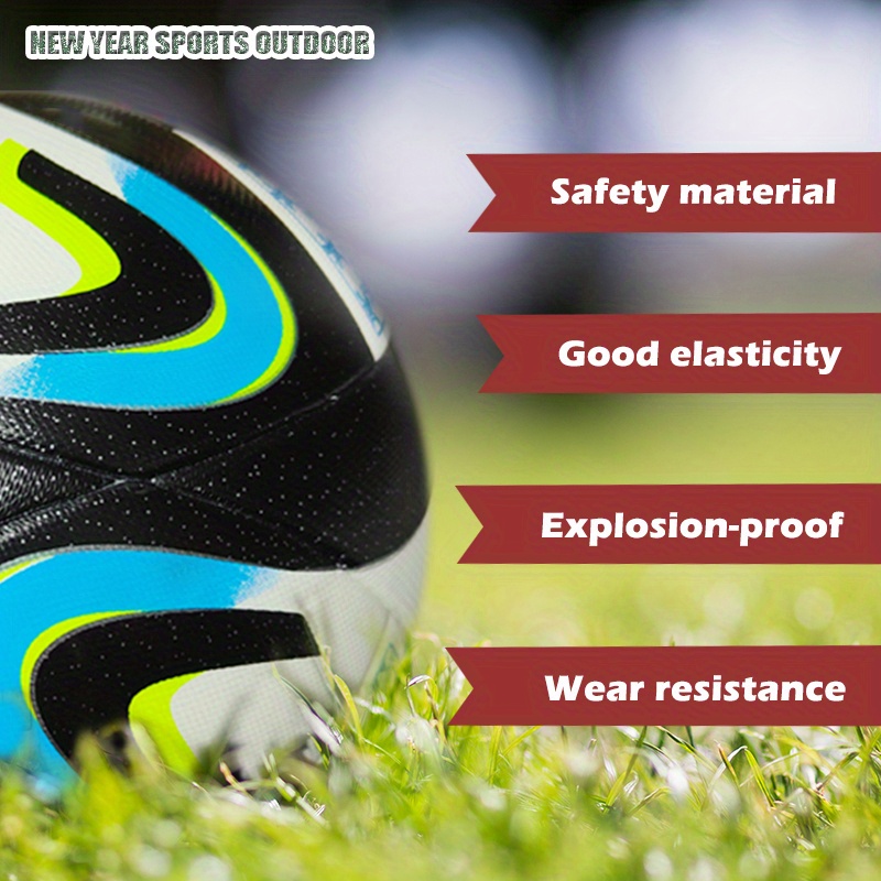 Size 5 Pu Football Soccer Ball Football Matches Training - Temu