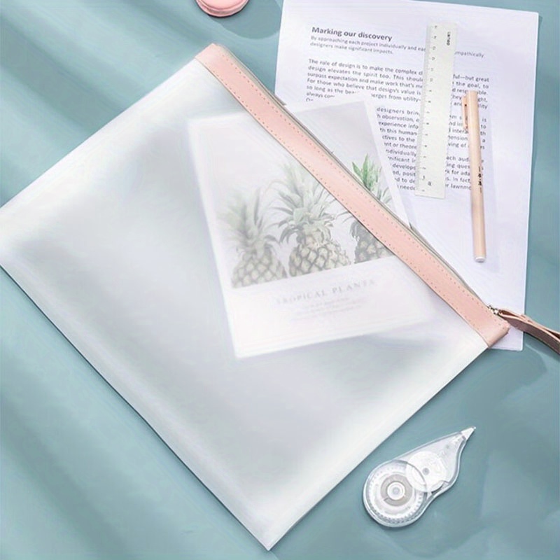 A4 File Bag Storage Folder Portable Waterproof File Bag, Suitable For ...