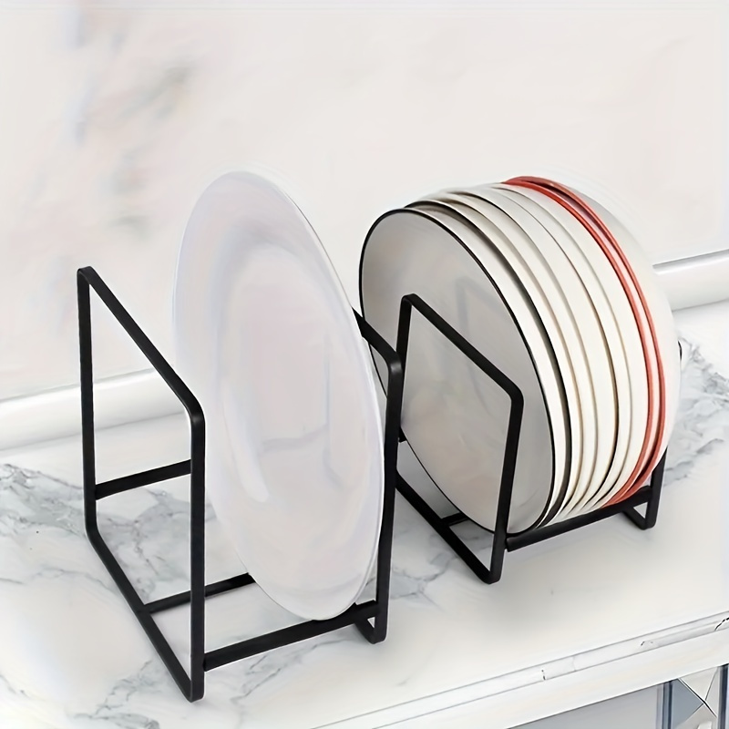 Plate Holder Organizer Upright Cabinet Dish Drying Racks - Temu Australia
