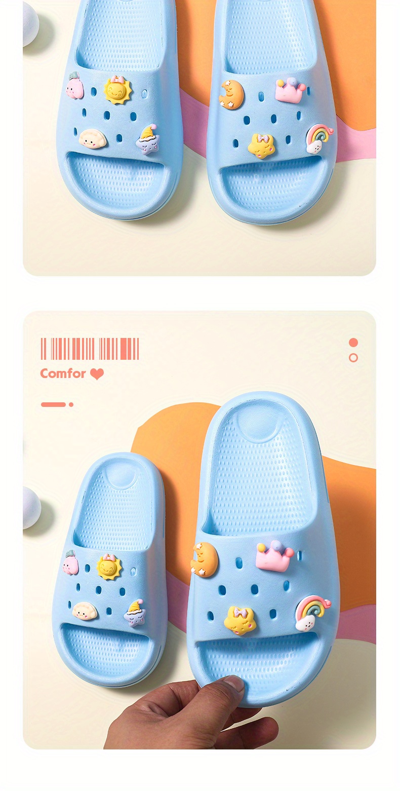 Cute Cartoon Slippers Kids Girls Boys Non slip - Temu New Zealand