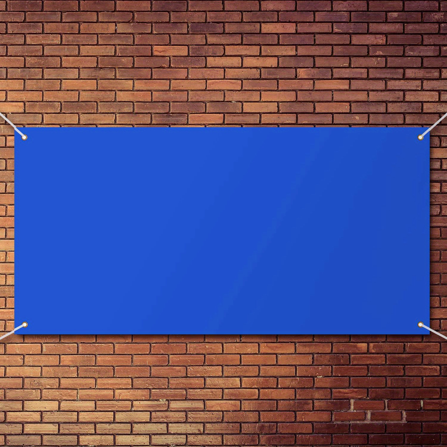 Solid Blue Large Banners Signs White Banner Polyester Cloth - Temu ...