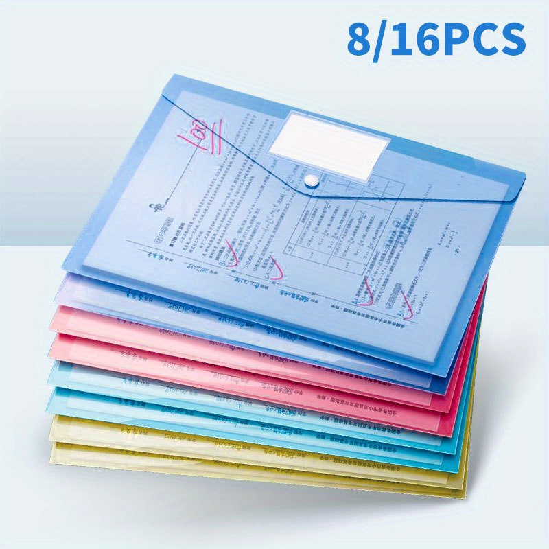 Thickened Version Transparent Plastic Envelope Pouch a4 - Temu Ireland