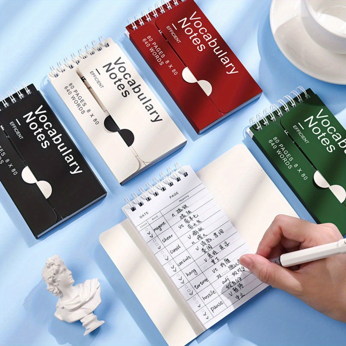 Word Book Student Mini Pocket Notepad Carry Notepad Ring - Temu Australia