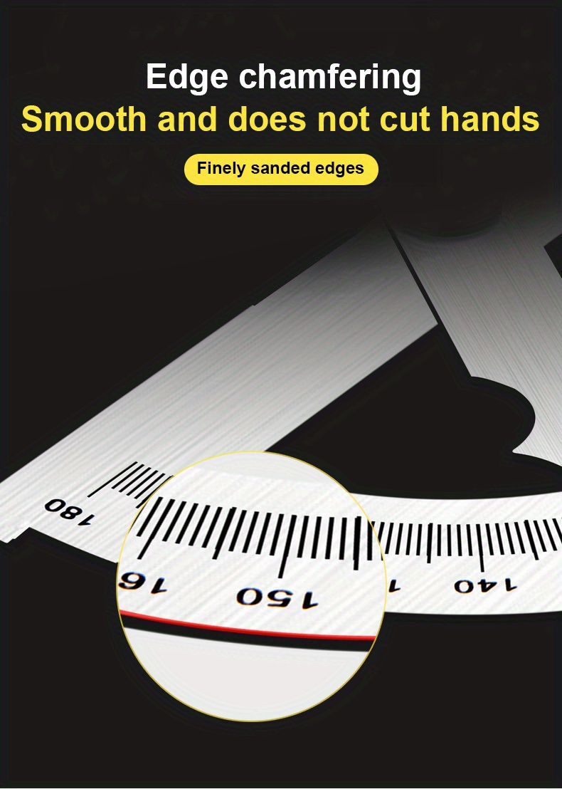 Steel Protractor Measuring - Temu Australia