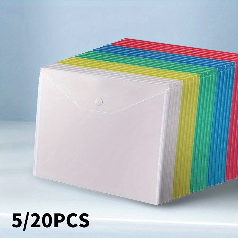 Transparent File Bag A4 File Bag Office Staff Multiple - Temu United ...