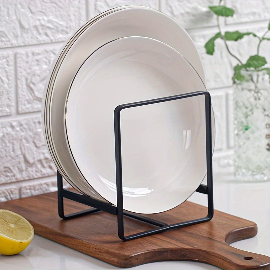 Plate Holder Organizer Upright Cabinet Dish Drying Racks - Temu Australia