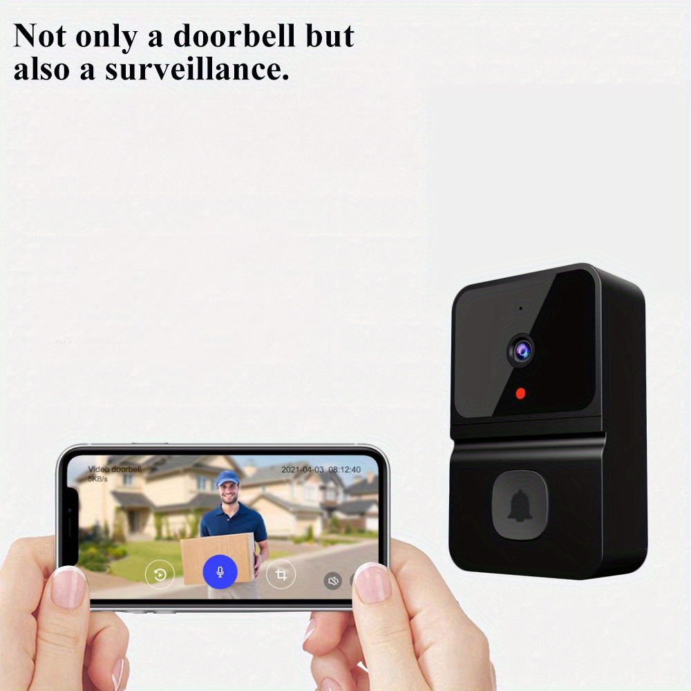 (build-in Battery) Smart Wifi Doorbell Camera Wireless With Chime ...