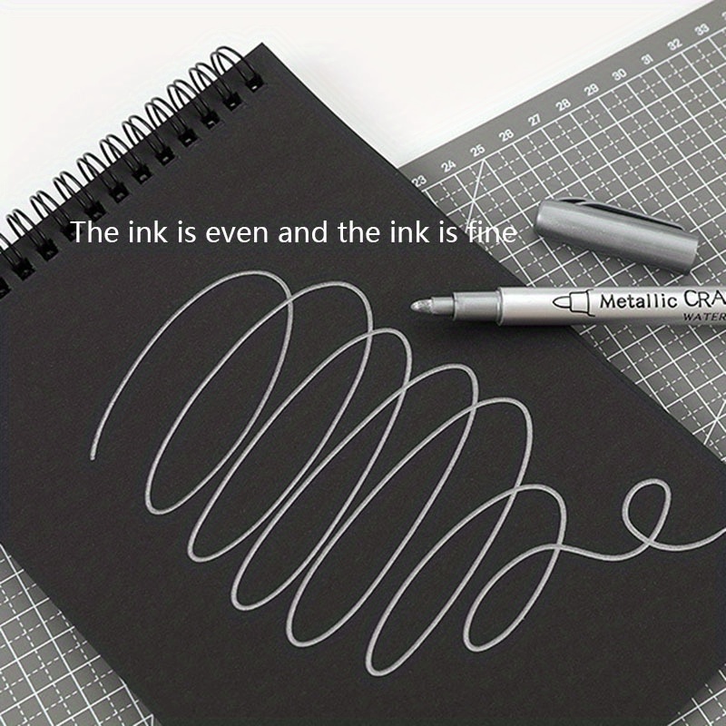 3pcs Metal Marker Multiple Specifications Optional Gold And In Pen Diy ...