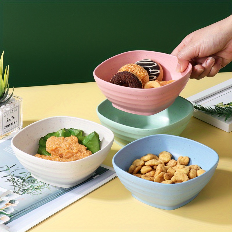 4 個家庭用レ パーティー小麦スナックボ ダ ボウルフ ボウル Temu Japan