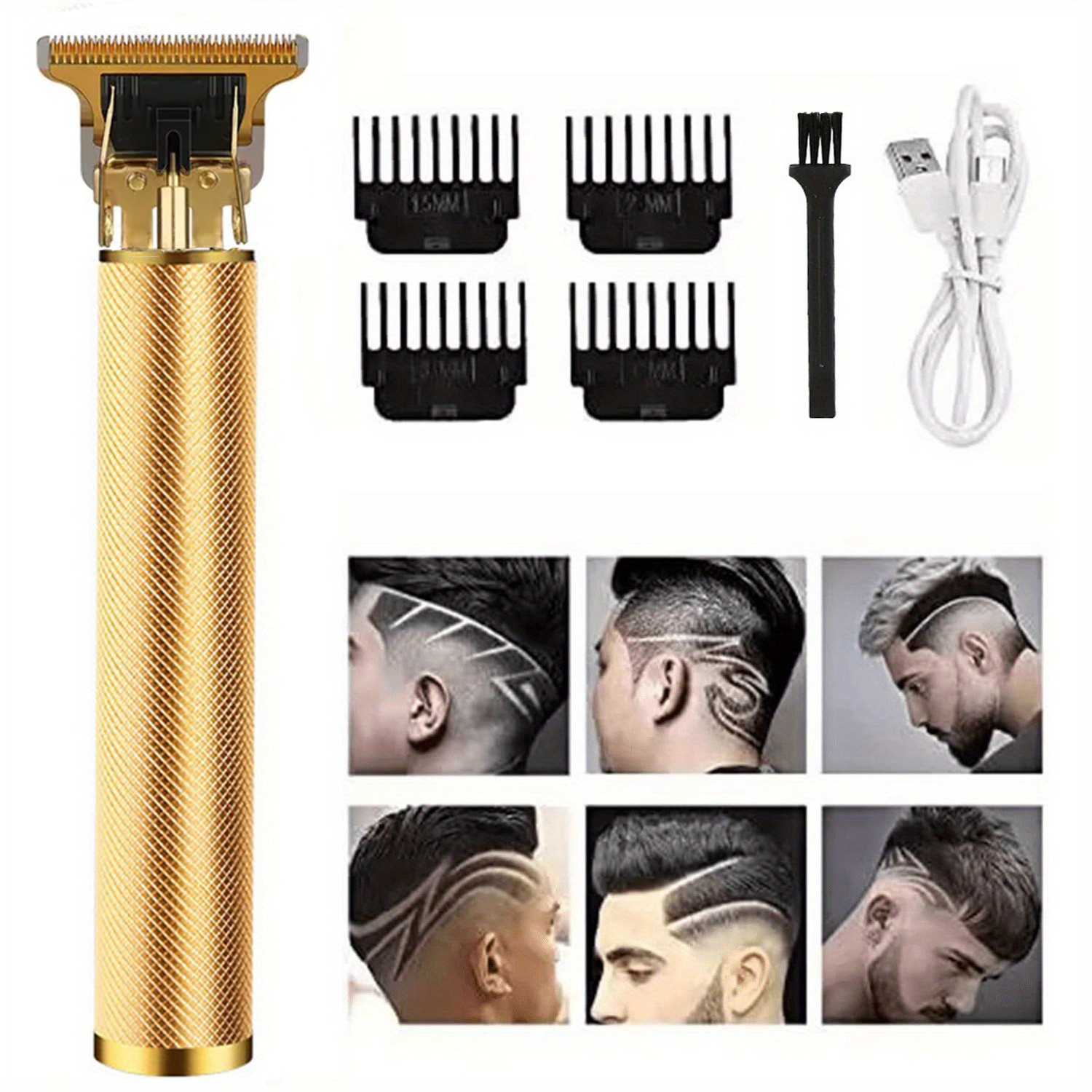 T9 Professional Hair Clippers For Men Barbershop Cordless - Temu