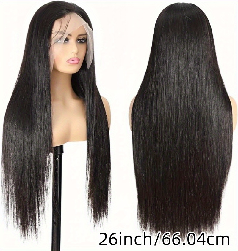180% Brazilian Human Hair Wigs Women 13x6x1 T Part Straight - Temu ...