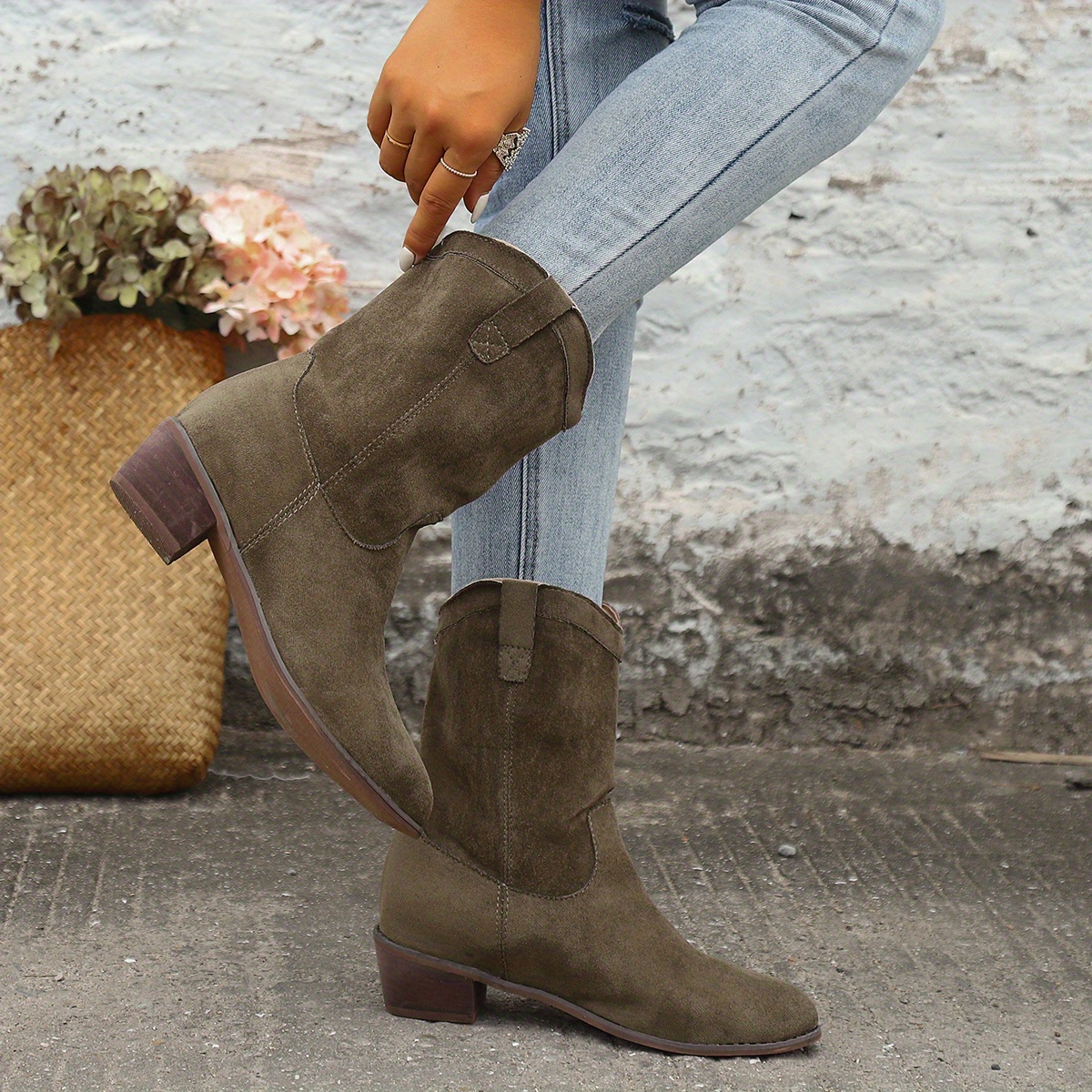 Low Toe Suedette - Temu Norway