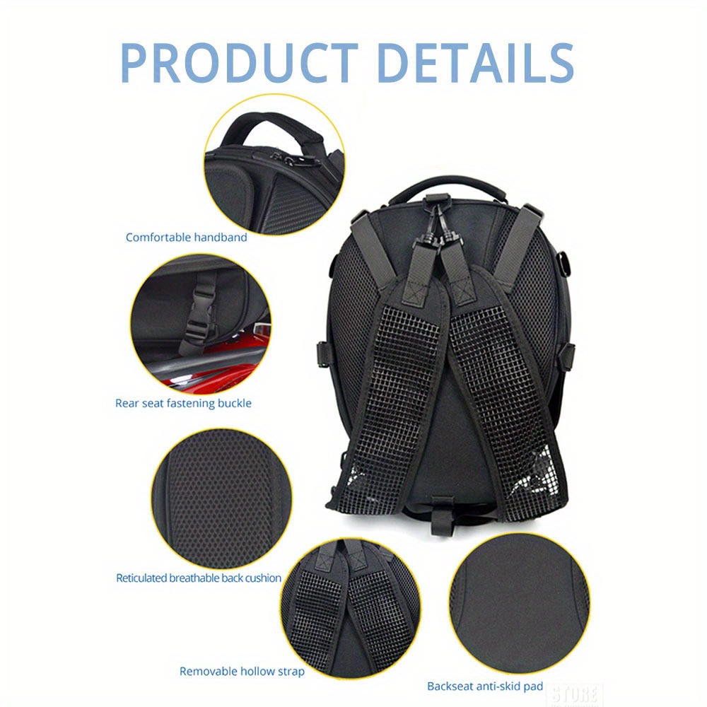Motorcycle Backpack Motorcycle Helmet Bag Motorcycle - Temu Canada