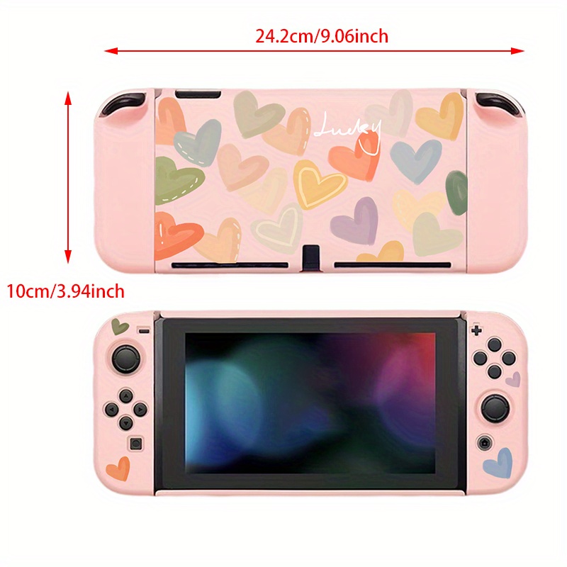 Muti color Heart Pattern Protective Shell Switch - Temu United Kingdom