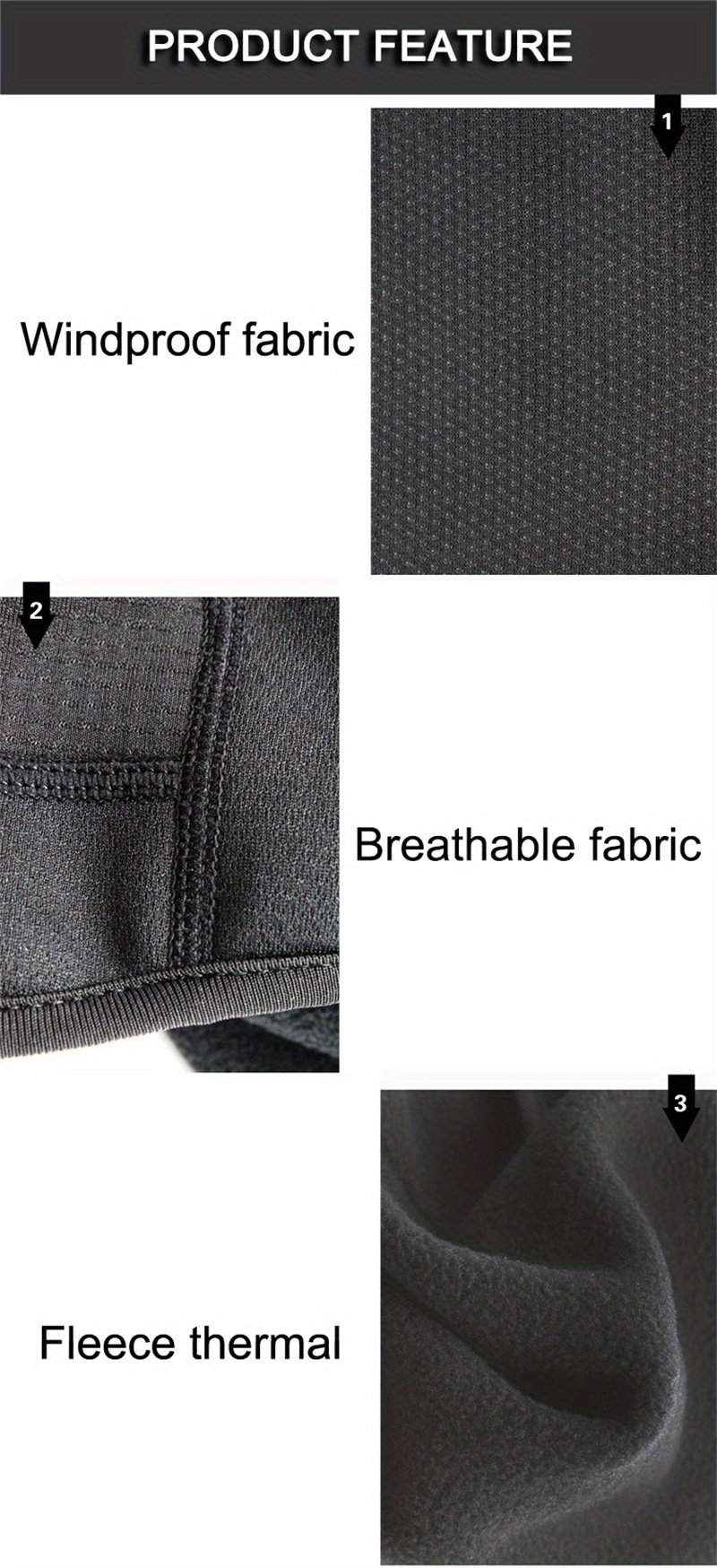 Motorcycle Bicycle Ski Mask Winter Face Balaclava Windproof Warm Neck ...