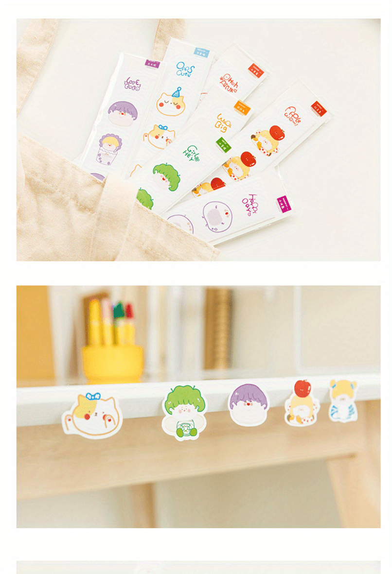 Sticker Pack Fresh Cute Decorative Stickers Label - Temu Norway
