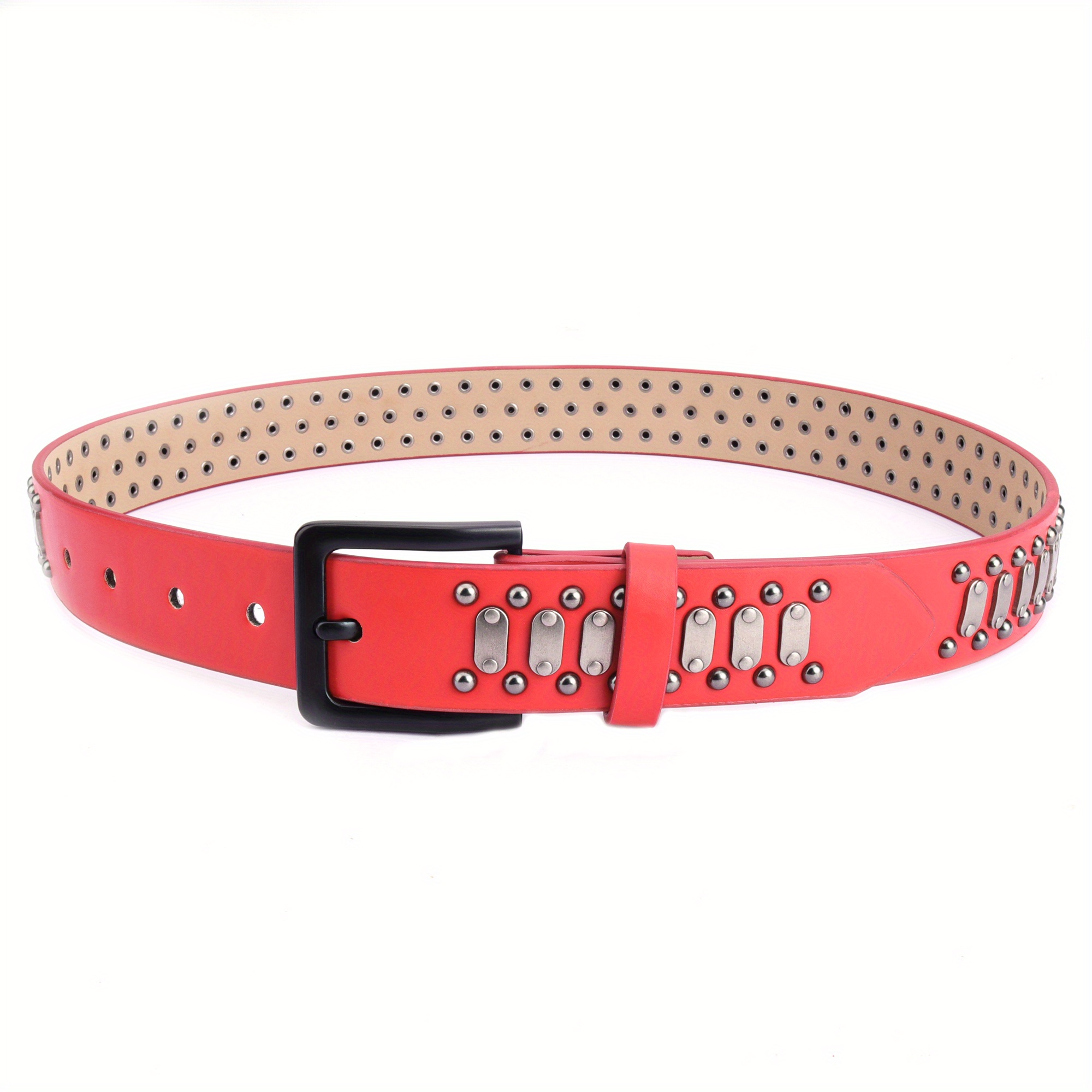 Retro Western Cowboy Belt Outdoor Hip Hop Y2k Belt Inlaid Mens Fashion ...
