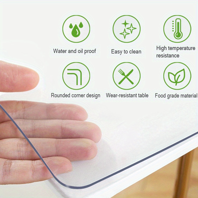 Transparent Writing Desk Mat Waterproof Oil proof Heat - Temu New Zealand