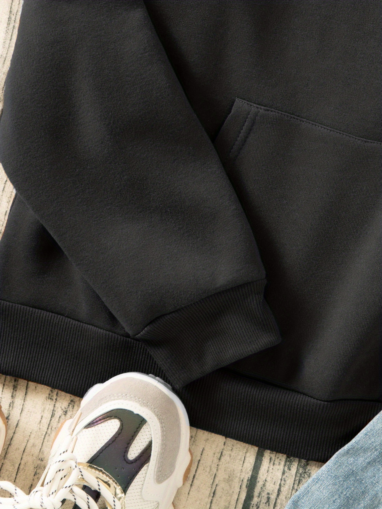 Sweet Skull Print Hoodie Drop Shoulder Drawstring Casual Hooded Sweatshirt For Winter Fall ...