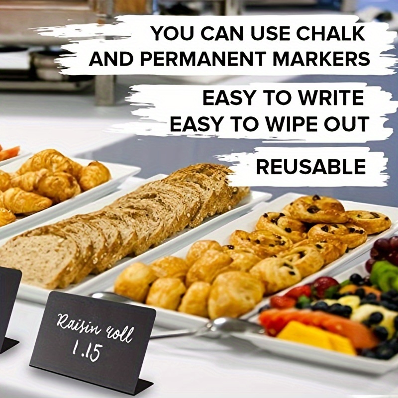 Mini Chalkboard Food Signs Small Chalkboard Food Signs Party - Temu