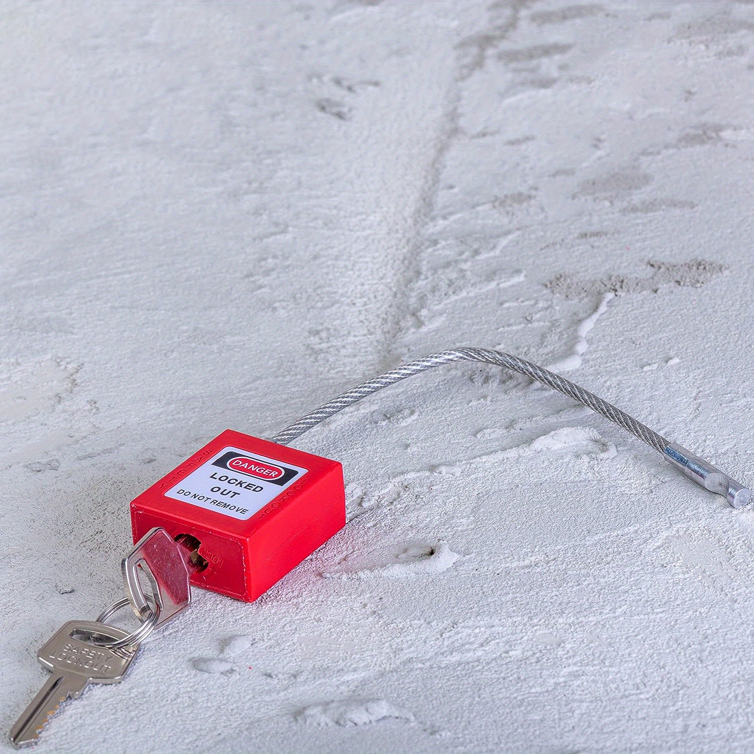 steel cable locks keys red - {region_name}