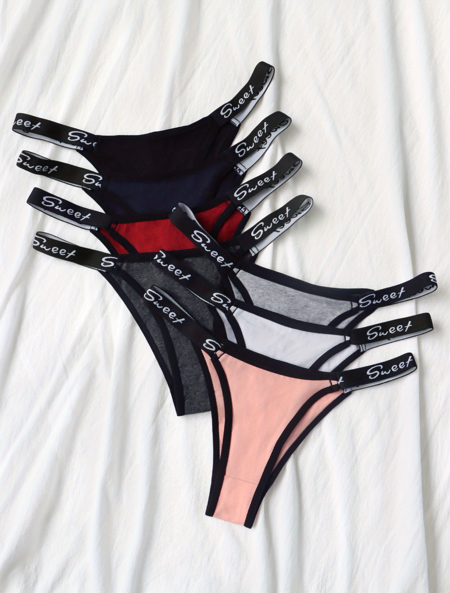 7 Szt. Damska Kombinacja Seksowna I Oddychająca Taśma Z - Temu Poland
