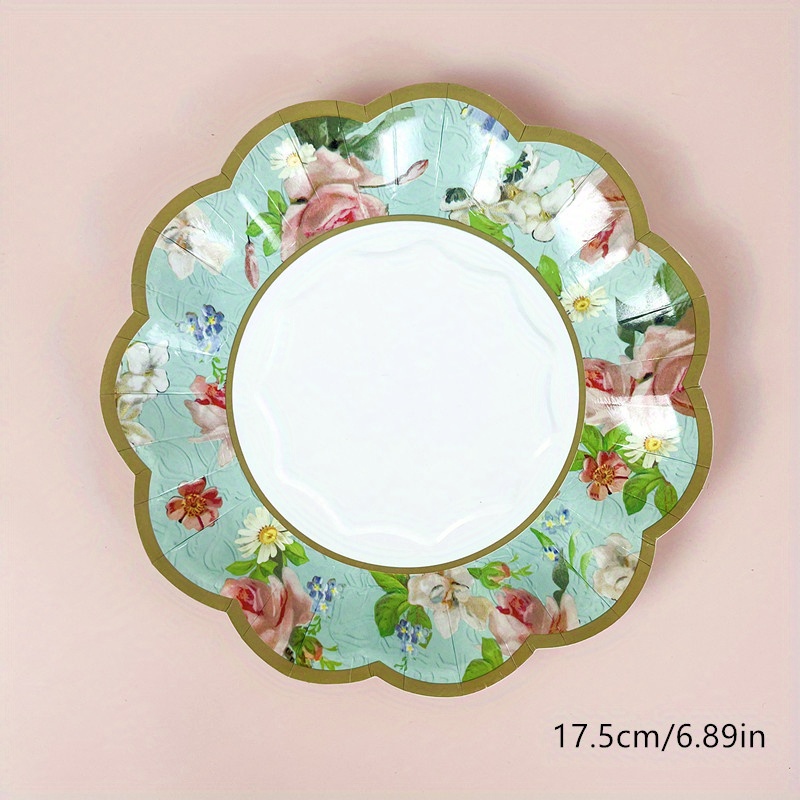 Afternoon Tea Vintage Lace Style Paper Dish Wedding Party - Temu United ...