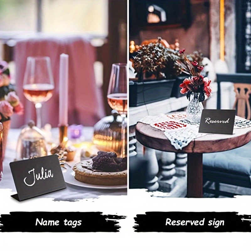 Mini Chalkboard Food Signs Small Chalkboard Food Signs Party - Temu