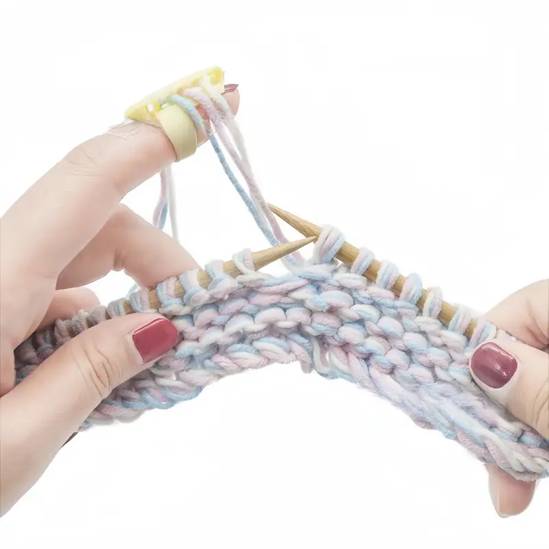 5개 모듬 플라스틱 원사 가이드 손가락 편직 원사 분배기 Diy 편직 및 크로셰 뜨개질 액세서리 공예용 멀티 Temu