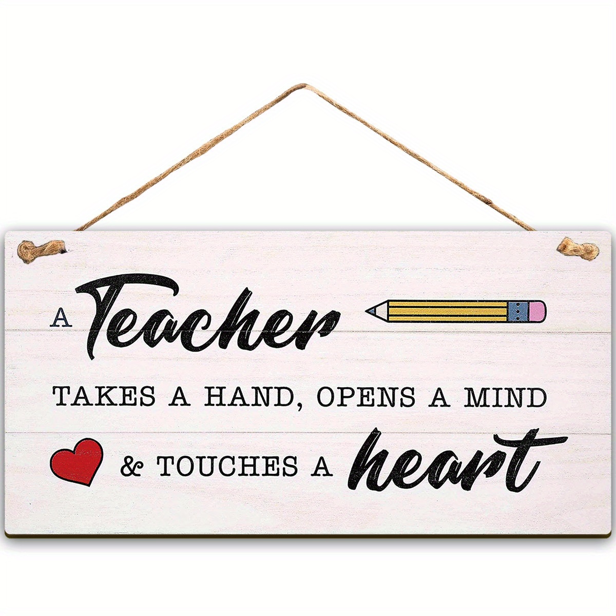 Wooden Teacher Appreciation Hanging Sign Art Deco Style "a - Temu Australia