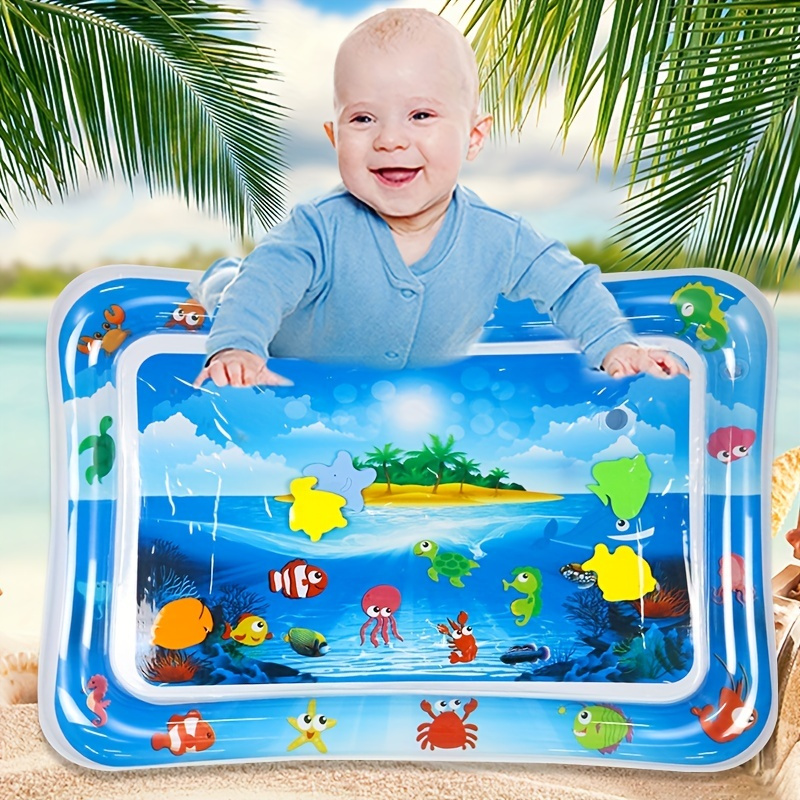 Pvc Inflatable Splash Pad Babies Professional Tummy Time - Temu Mexico