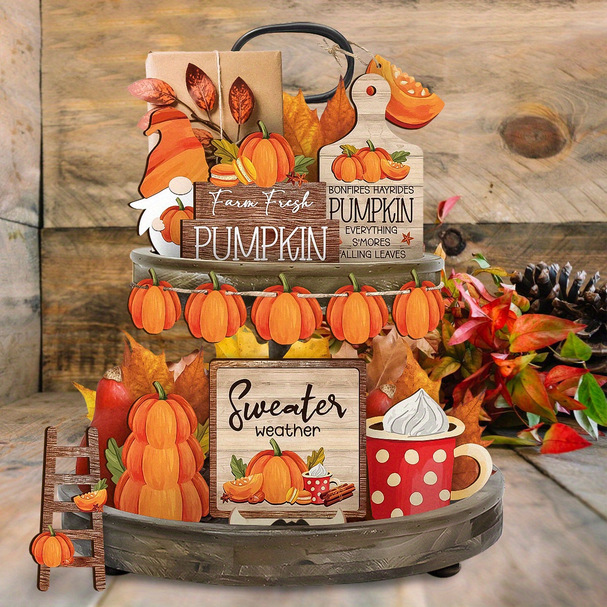 fall decoration sold on Temu Canada