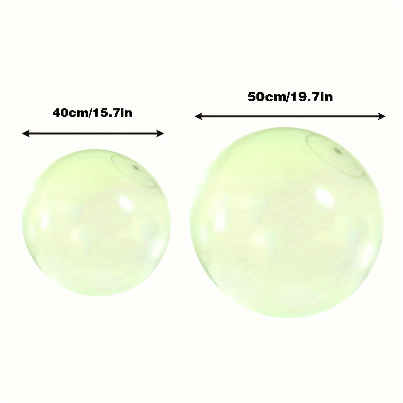 Aqua Adventure Giant Inflatable Bubble Balloons Transparent - Temu Canada