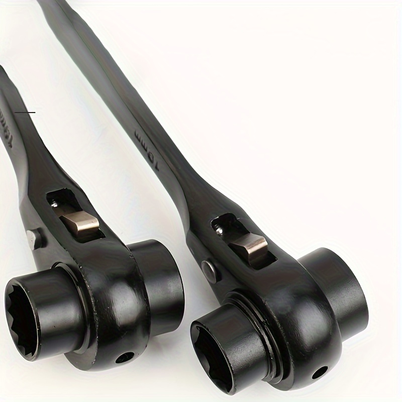Heavy-duty Ratchet Wrench - Dual-direction, Double-headed Spanner With ...