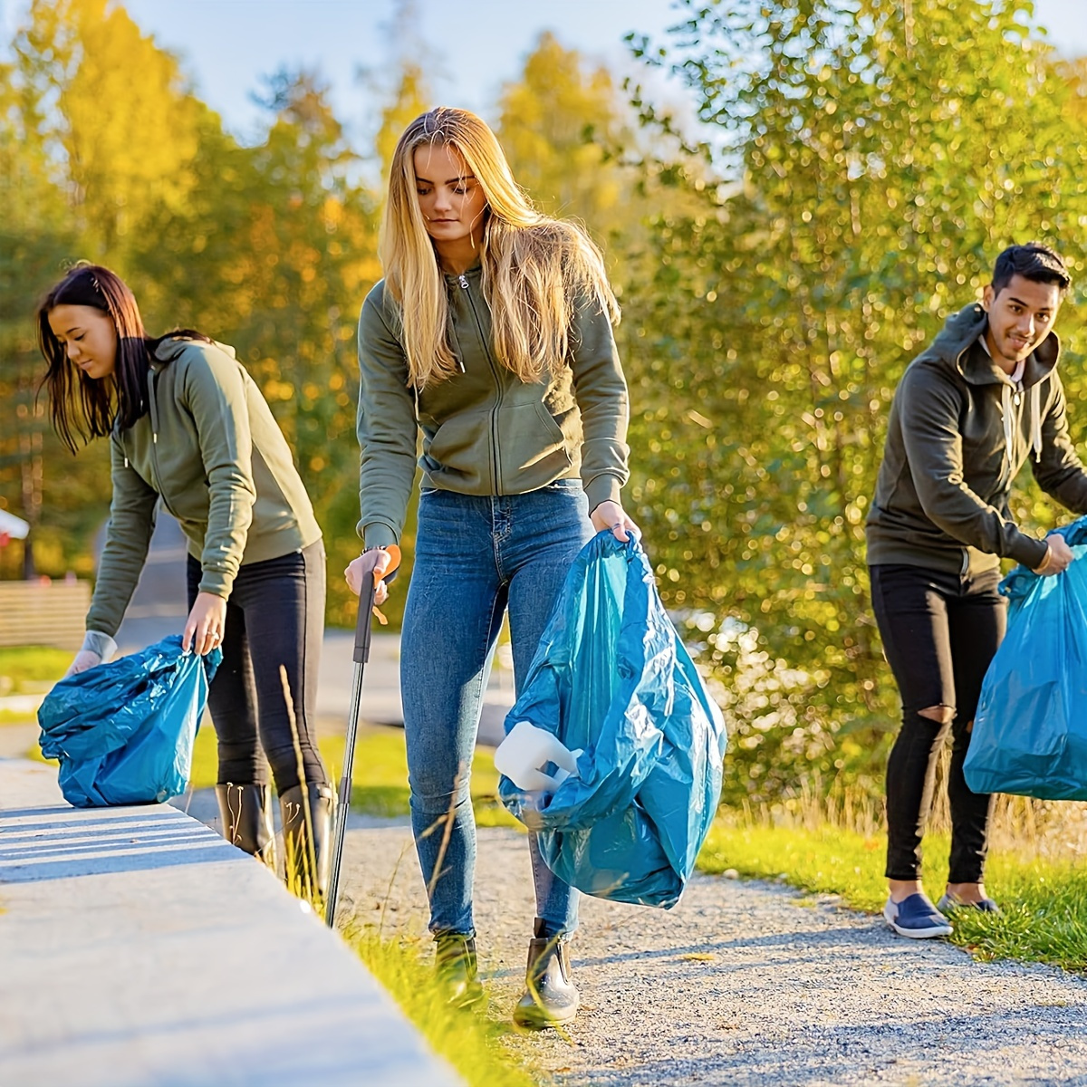 Aluminum Alloy Folding Trash Picker Grabber Tool With Metal Rod ...