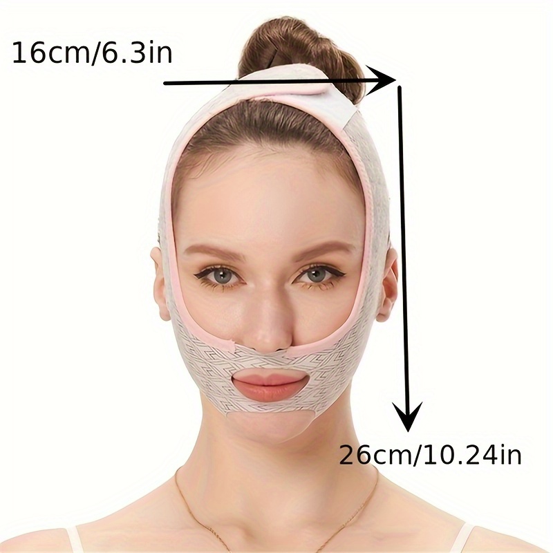 V line Lifting Face Mask Reusable Chin Strap Slimmer Tighter - Temu New ...