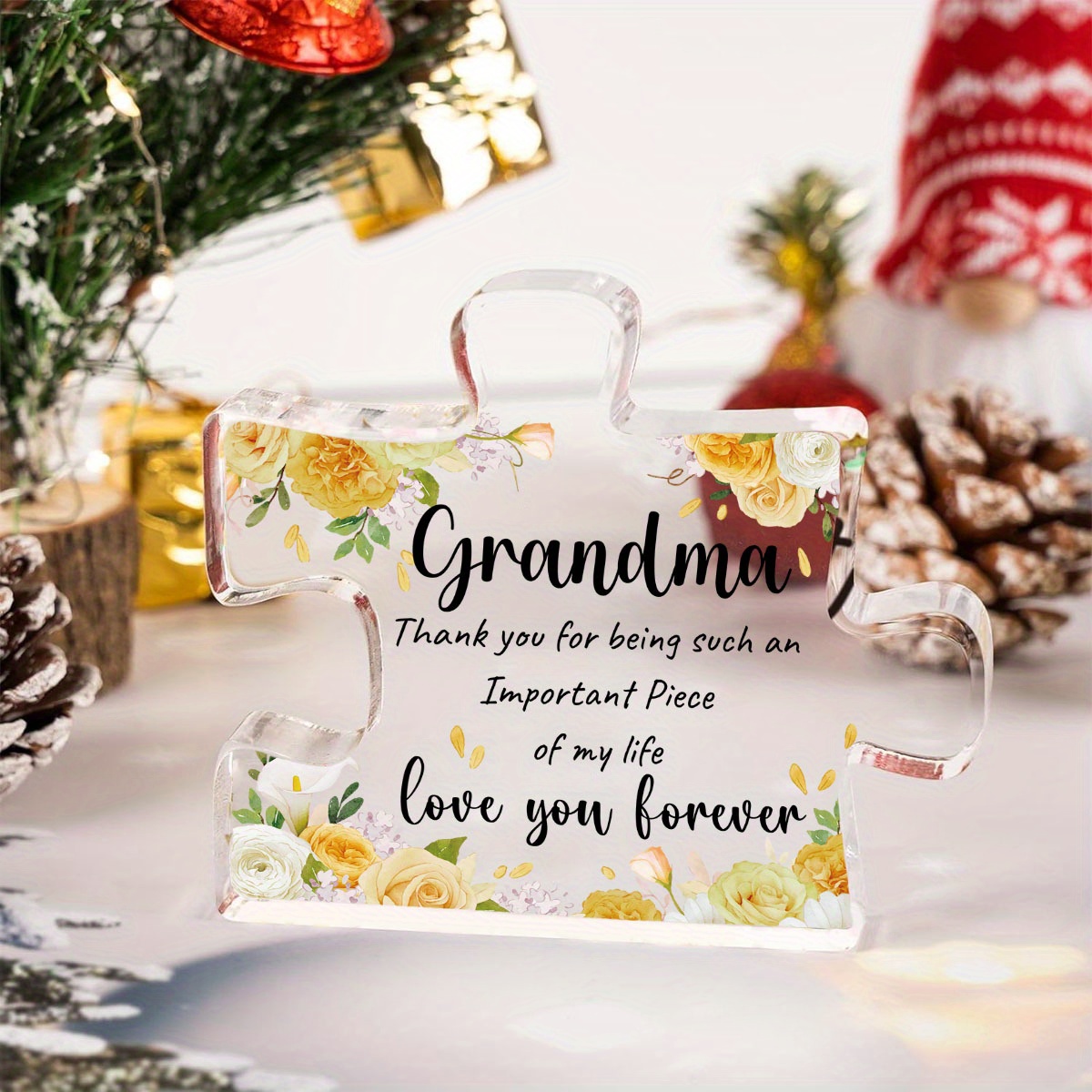 acrylic plaque gift grandma transparent acrylic plaque - Temu United ...