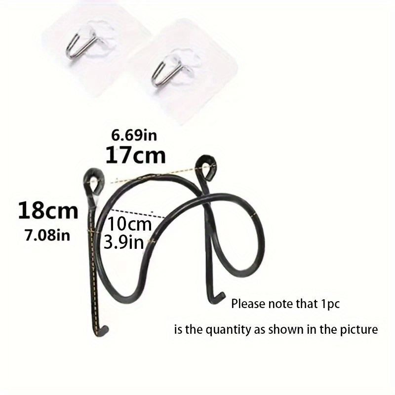 Space-saving Wrought Iron Towel & Wine Rack Set With Easy Installation ...