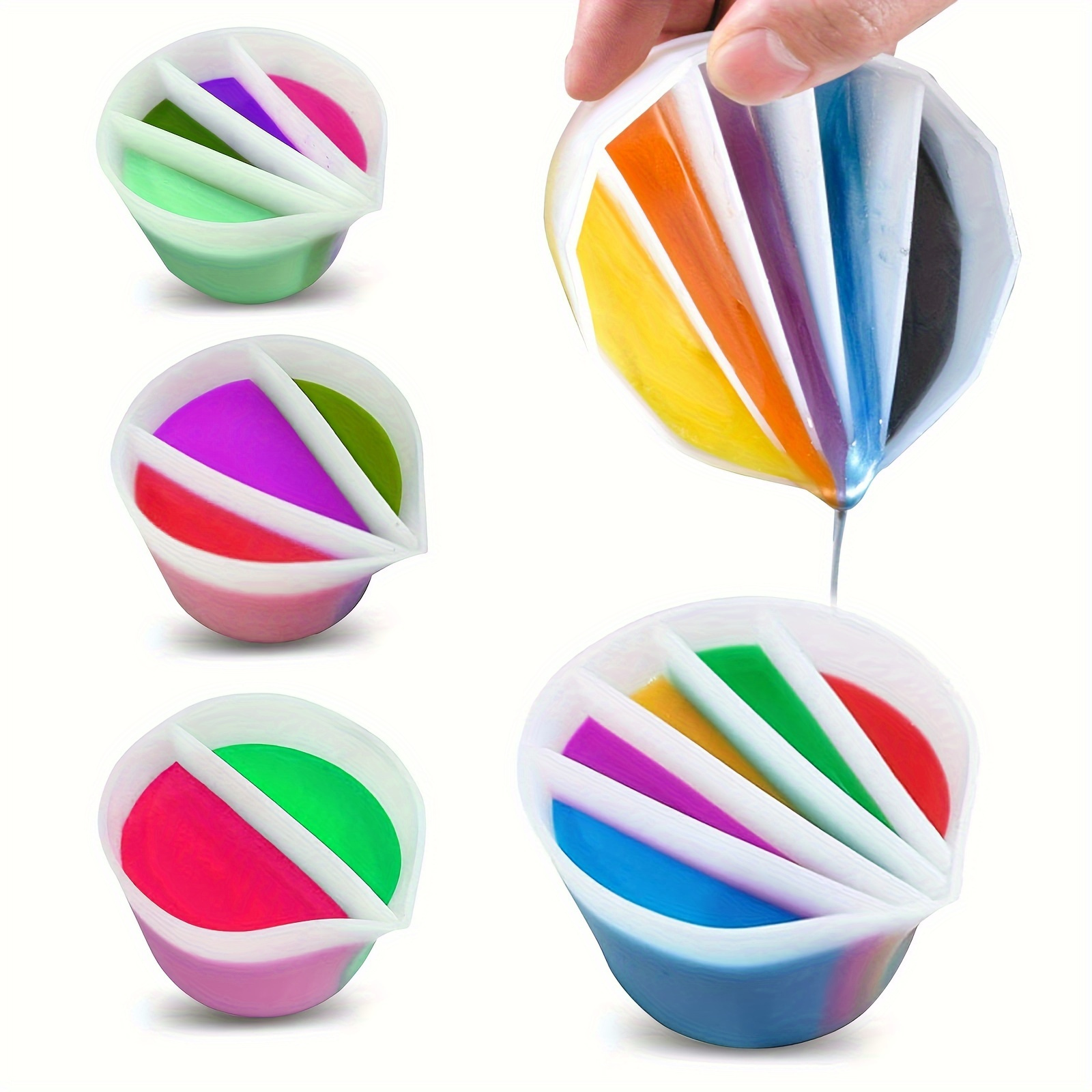 Silicone Resin Casting Molds Multi channel Dividers Color - Temu Canada