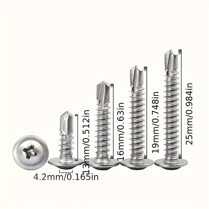 Stainless Steel Multi purpose Screws Self drilling Cross - Temu Switzerland