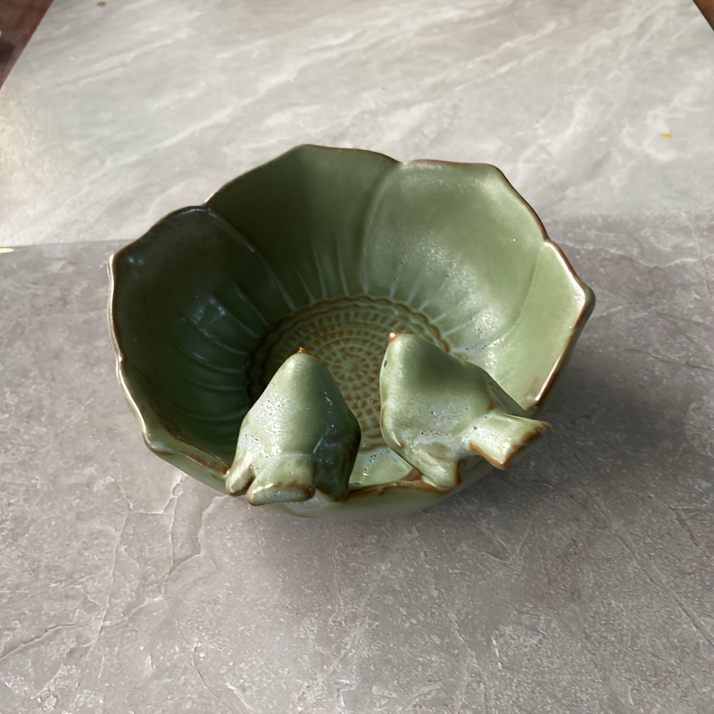 Classic Easter Ceramic Bowl Bird Figurines Plastic Tabletop - Temu ...