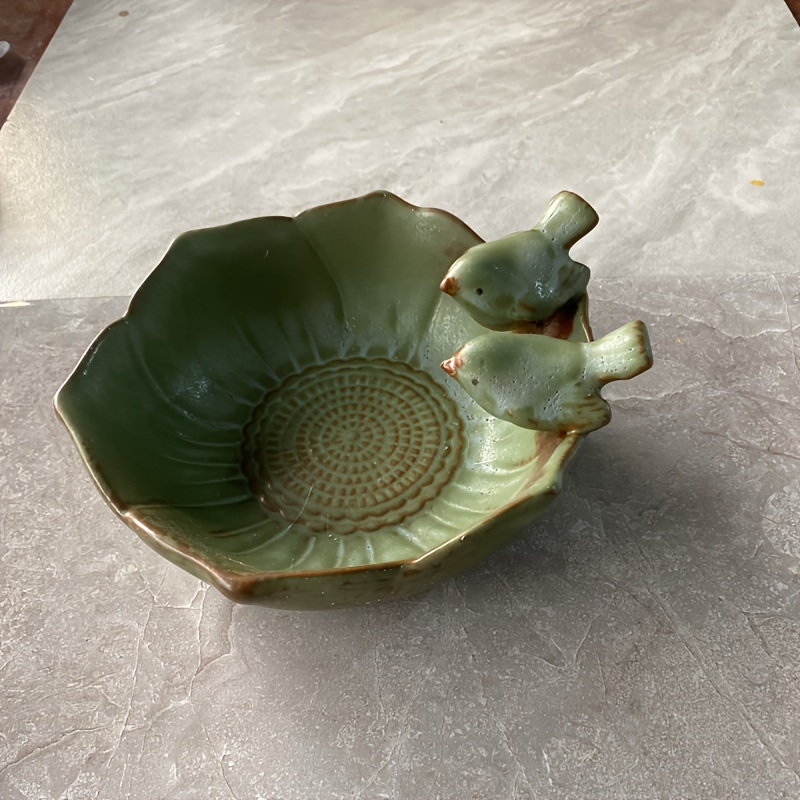 Classic Easter Ceramic Bowl Bird Figurines Plastic Tabletop - Temu ...