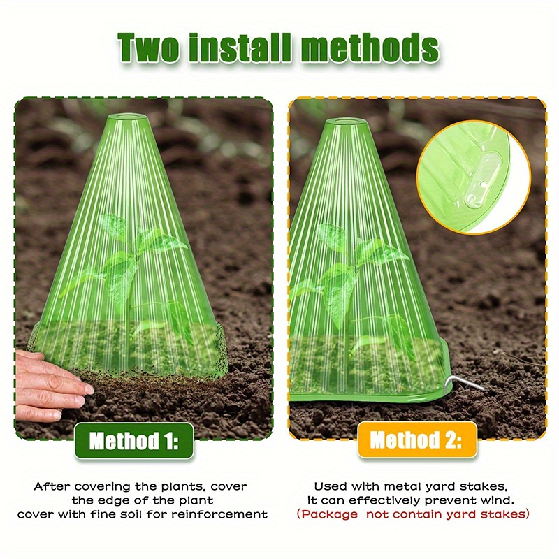 Reusable Plant Bell Covers Garden Lawn Care: Protect Plants - Temu