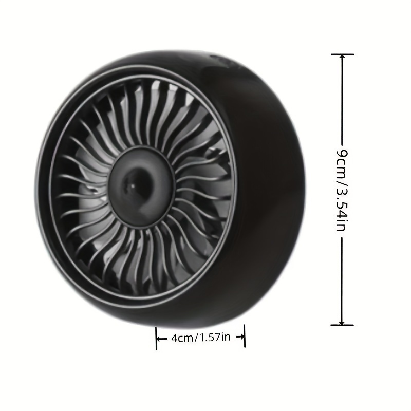 Usb Powered Car Fan Plastic Portable Mini Air Vent Clip Fan - Temu ...